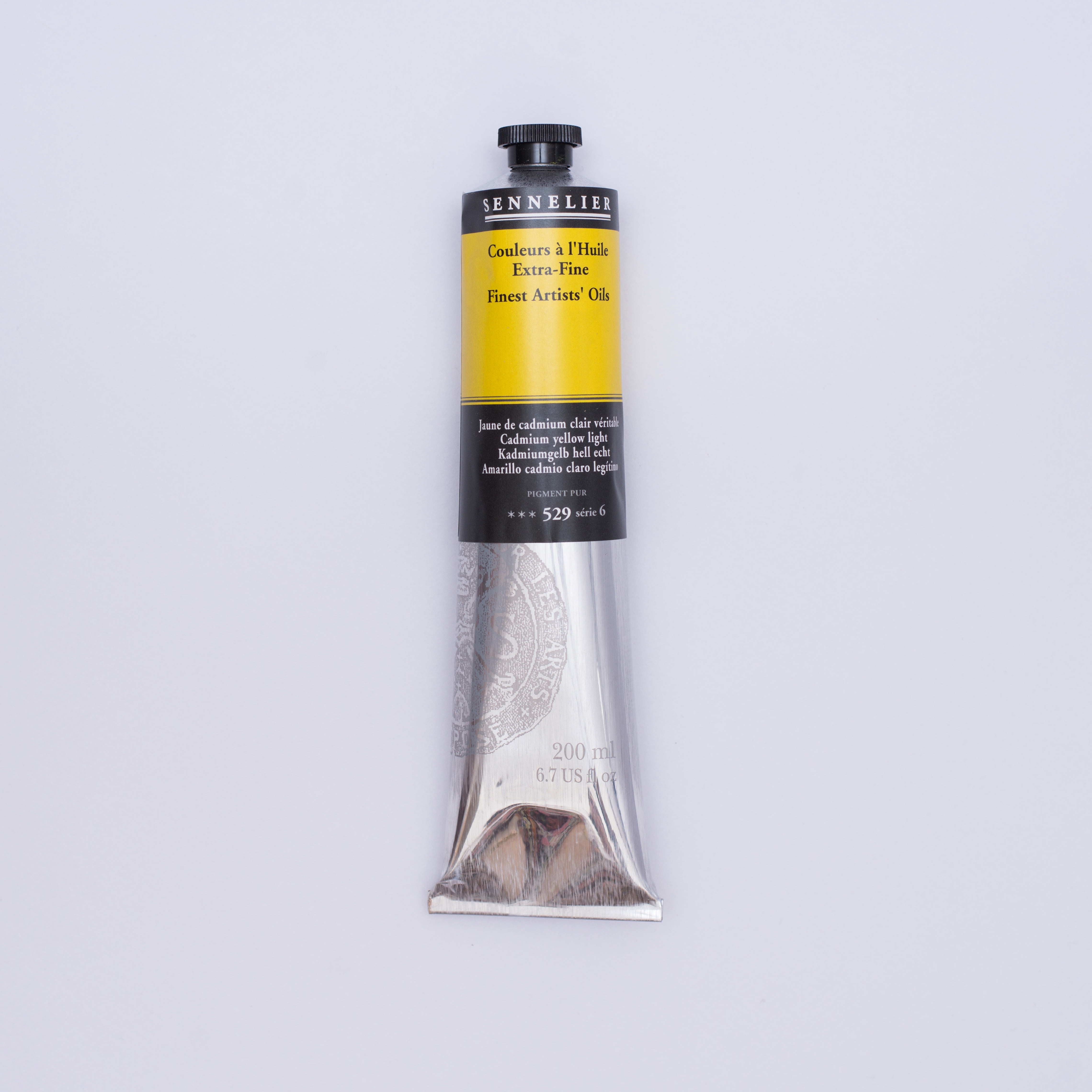 Sennelier Artists' Oil Color, 200ml Tube, Cadmium Yellow Light S6 ...