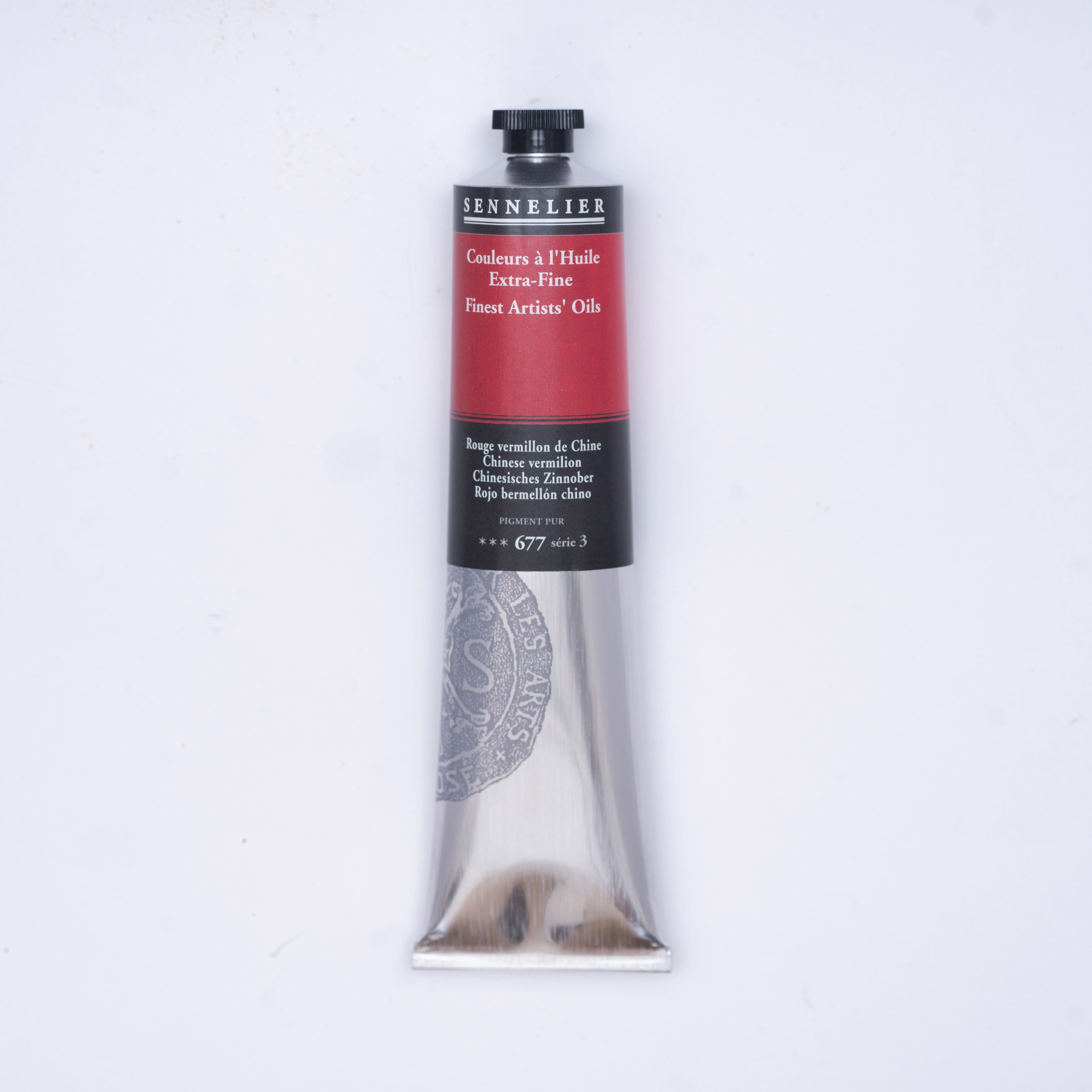 Sennelier Artists' Oil Color, 200ml Tube, Chinese Vermillion S3 ...