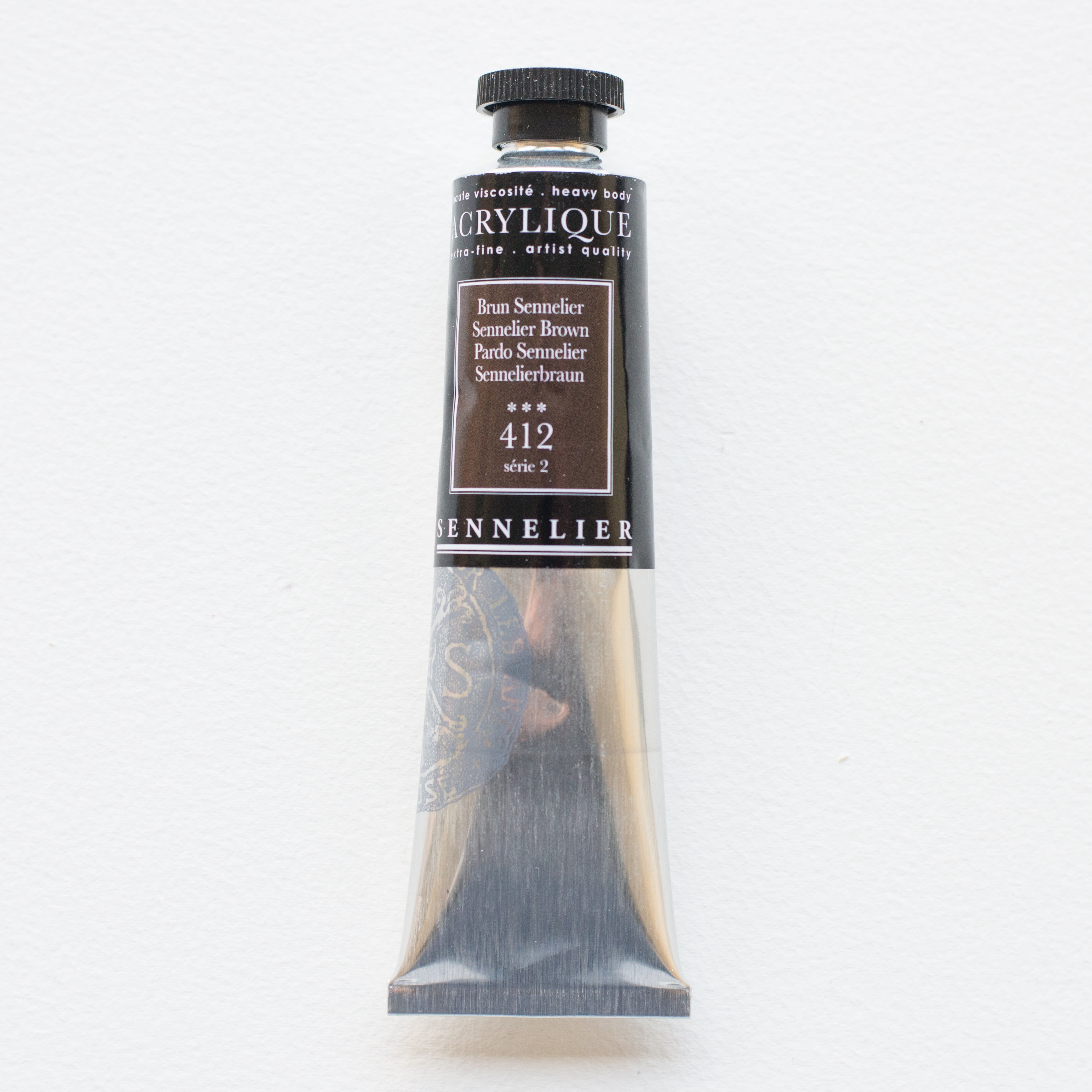 Sennelier Extra-Fine Artists' Acrylic Color, 60ml Tube, Sennelier Brown ...