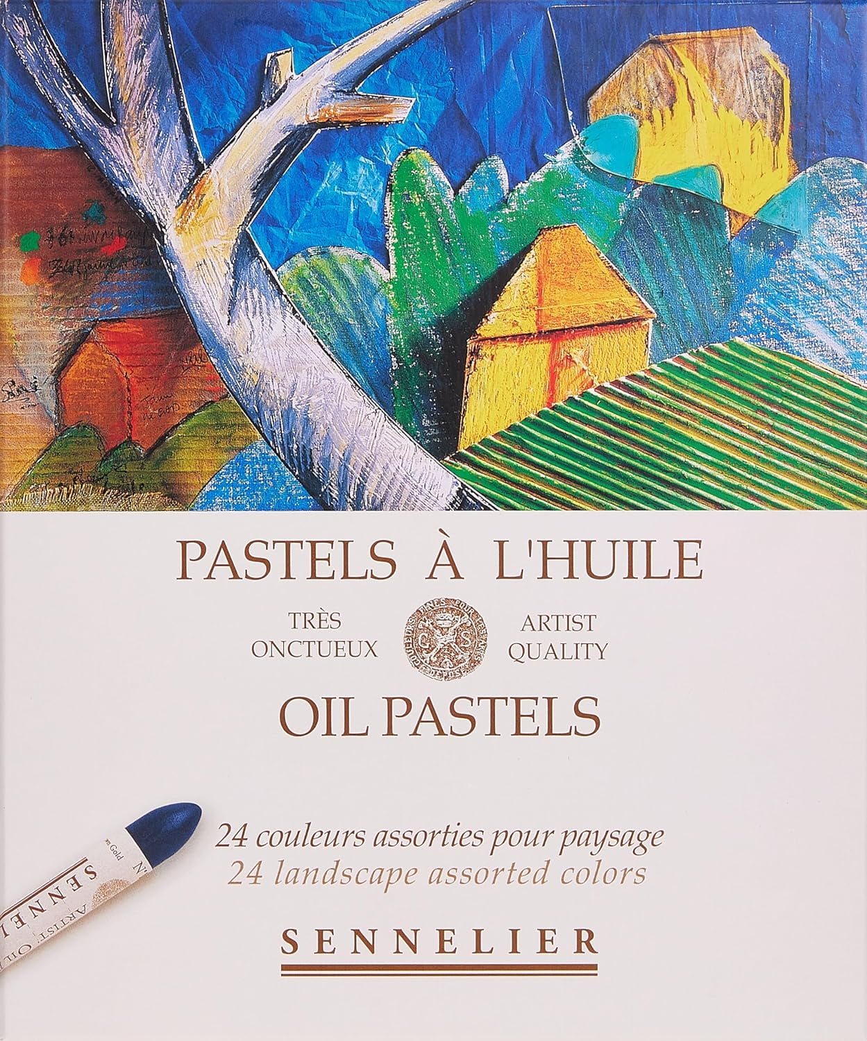 Sennelier, Oil Pastel Set, 24-Colors, Landscape, Acid-Free - Walmart.com