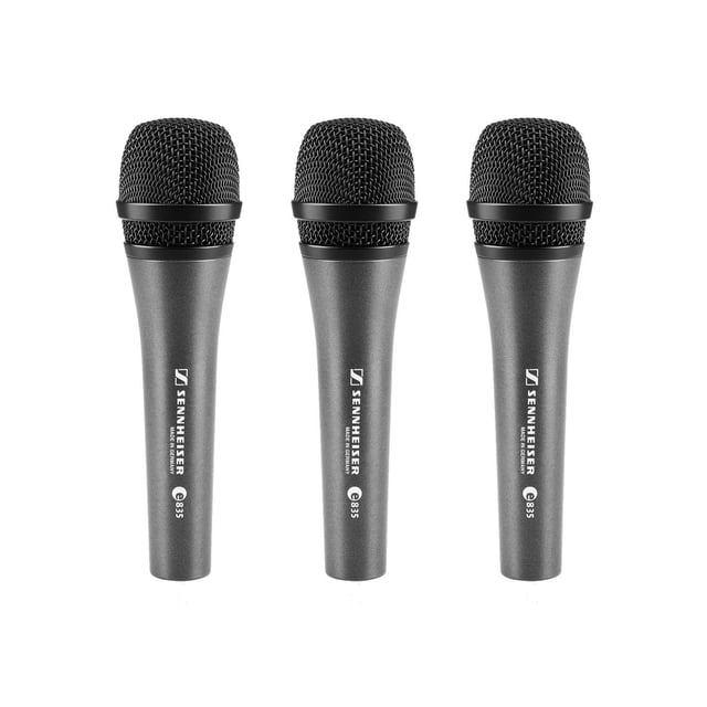 Sennheiser - Cardioid Handheld Dynamic Microphone Kit (3-Pack ...