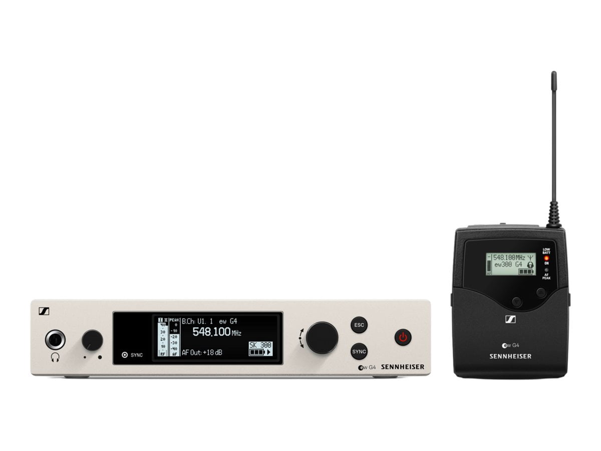 Sennheiser EW 300 G4-BASE SK-RC Wireless Bodypack Base Set AW+ ...