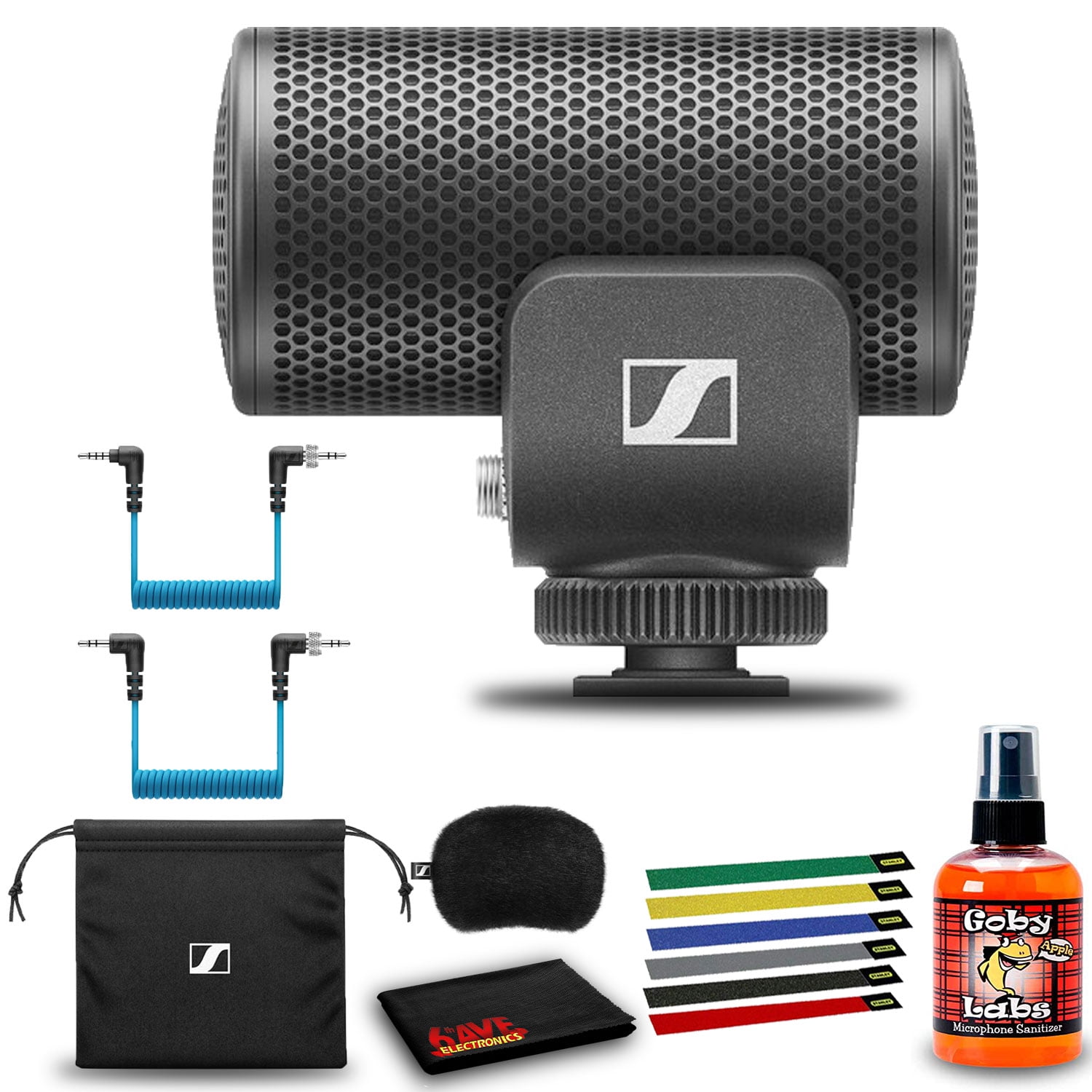 Sennheiser MKE 200 Directional Microphone with 6Ave Cleaning Kit ...