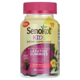Senokot Kids Mixed Berry Laxative Gummies, Senna Extract, Gentle ...