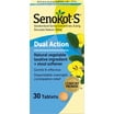 Senokot-S Dual Action, 60 Tablets, Vegetable Laxative Plus Stool ...