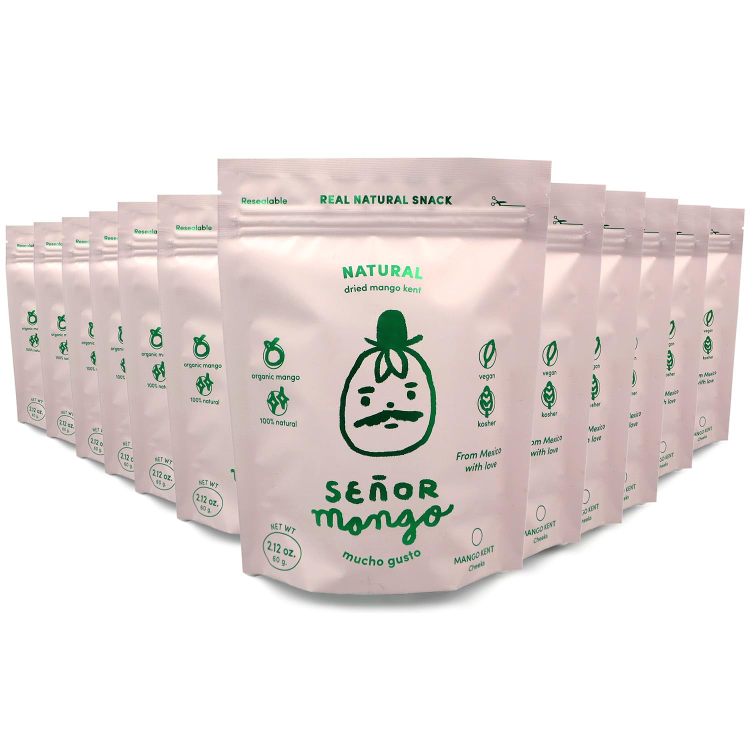 Senor Mango, Mucho gusto! AKF18 | NATURAL | Organic dried mango Natural ...