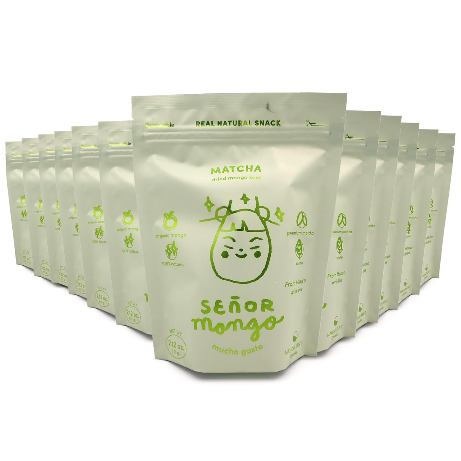 Senor Mango, Mucho gusto! SBF3 | MATCHA | Organic dried mango dipped in Matcha | Premium Mango ...