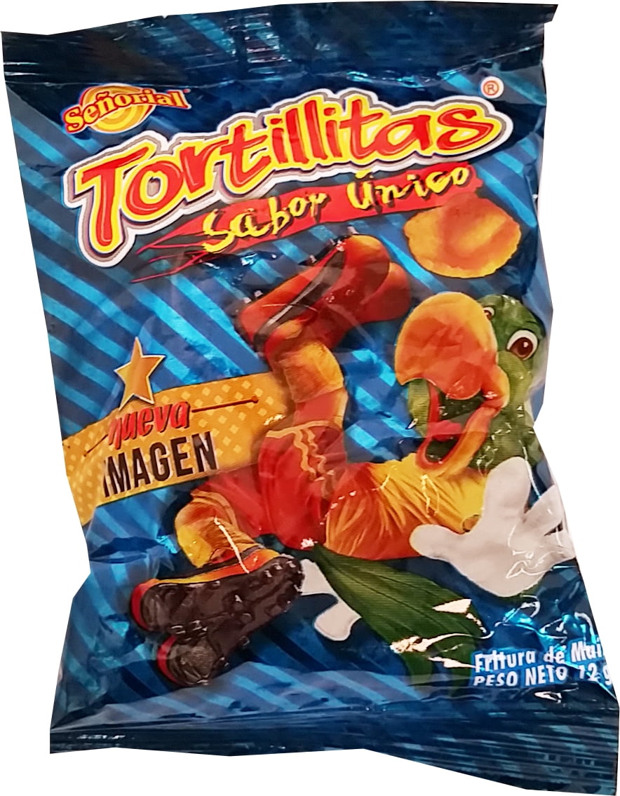 Senorial Corn Chips 0.42 oz (Dozen) - Tortillita Senorial - Walmart.com