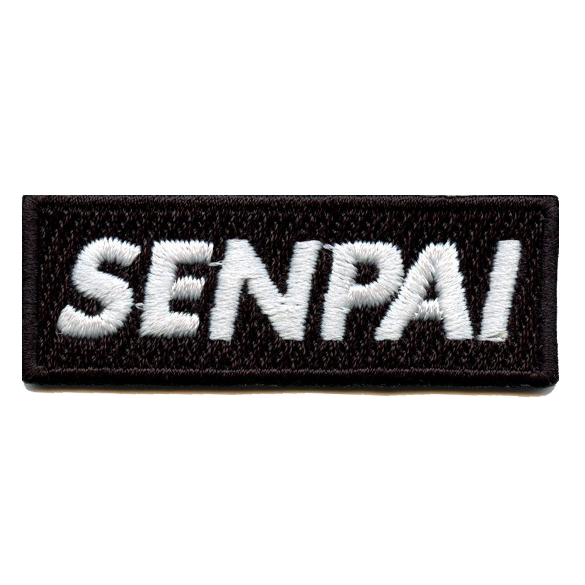 Senpai Hat Patch Box Logo Embroidered Iron On - Walmart.com