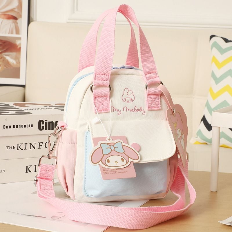 Senrio Hello Kitty Handbag Kawaii Child Colorful Mini Crossbody Bag ...