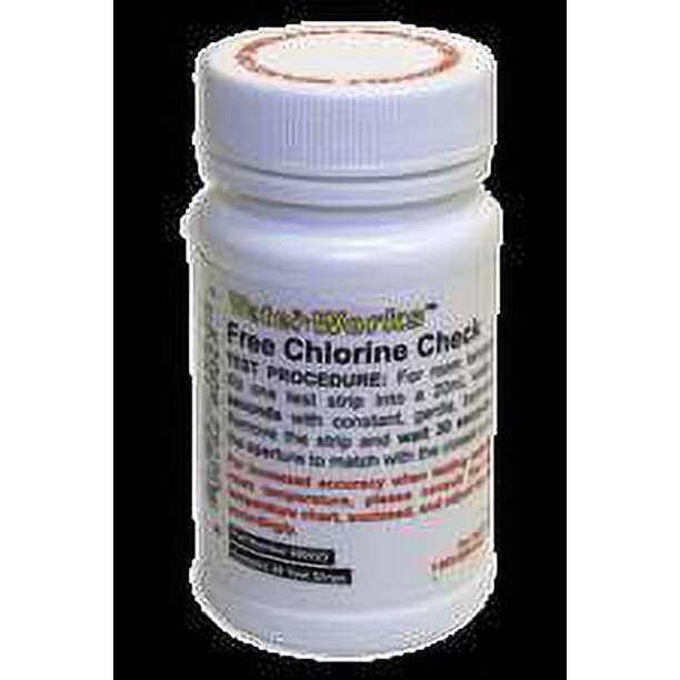 Sensafe (480023) Free Chlorine Check; 50 Test Strips - Walmart Business ...