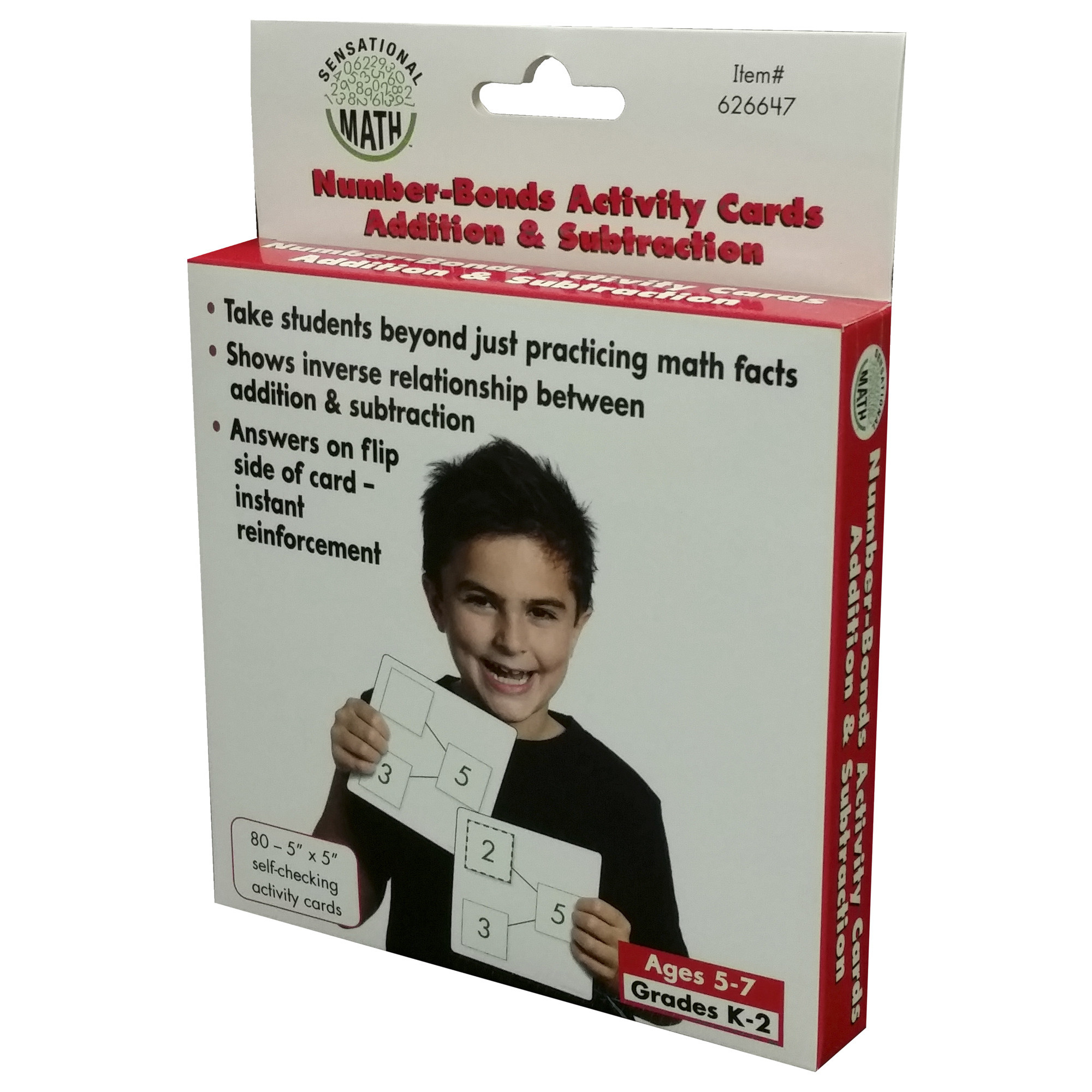 ESSENTIAL LEARNING Number Bond Activity Cards Addition 626647 - Walmart.com