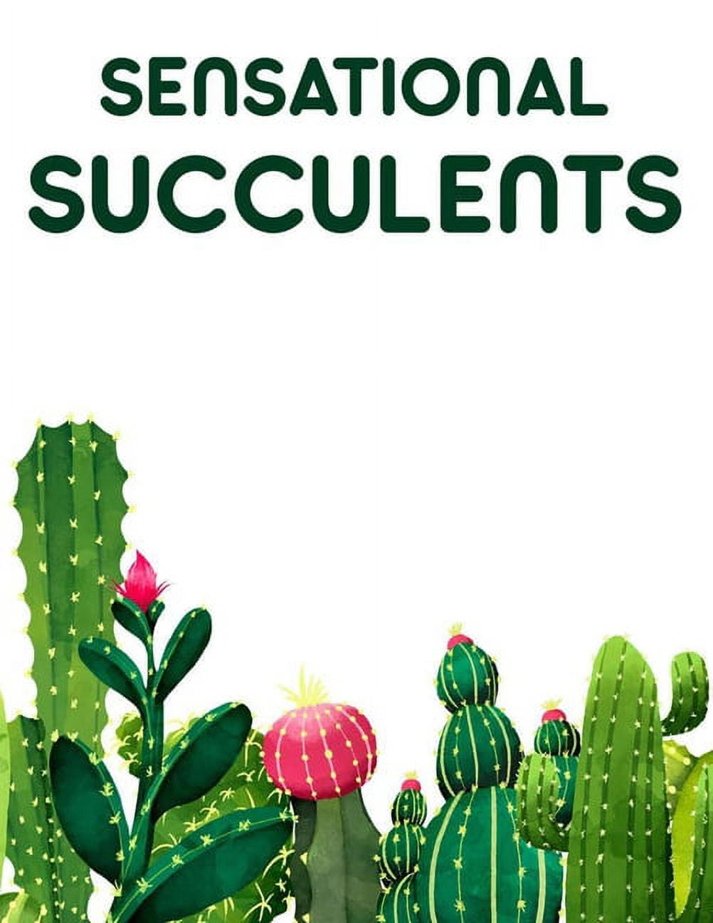 Sensational Succulents : A Relaxing Cactus Coloring Book For Adults ...