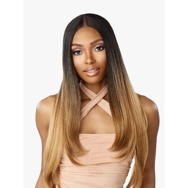 Foxy Silver (Martina) - Synthetic Lace Part Wig in 3T34 - Walmart.com
