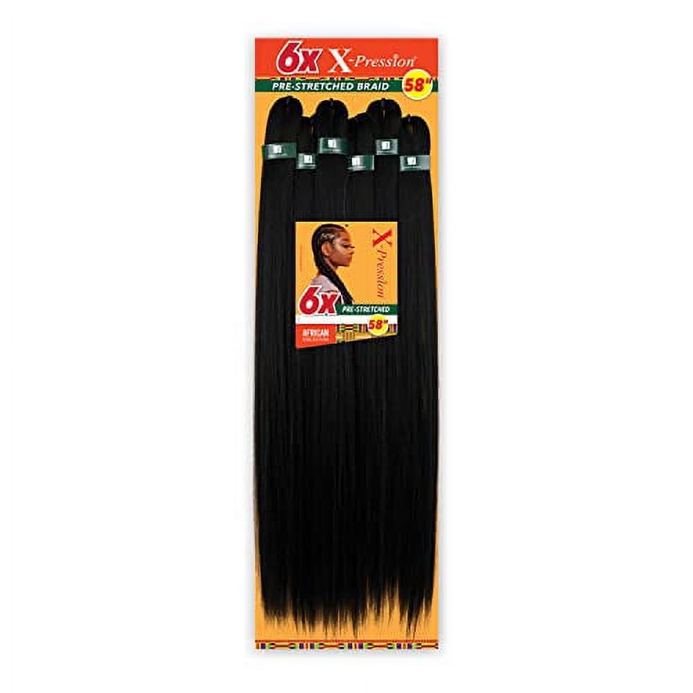 Sensationnel Braids African Collection 6X X-Pression Pre-Stretched ...