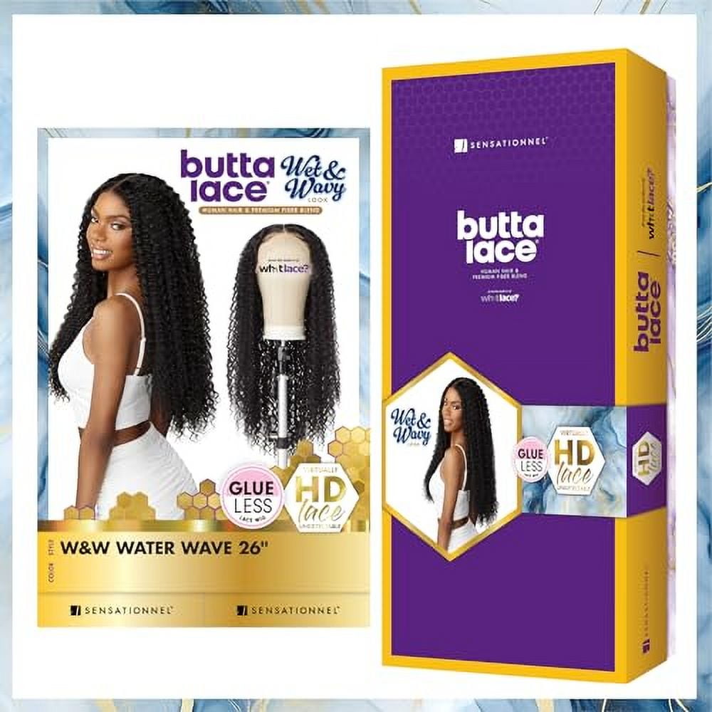 Sensationnel Butta lace HHM wigs - wet and wavy water wave 26 inch ...