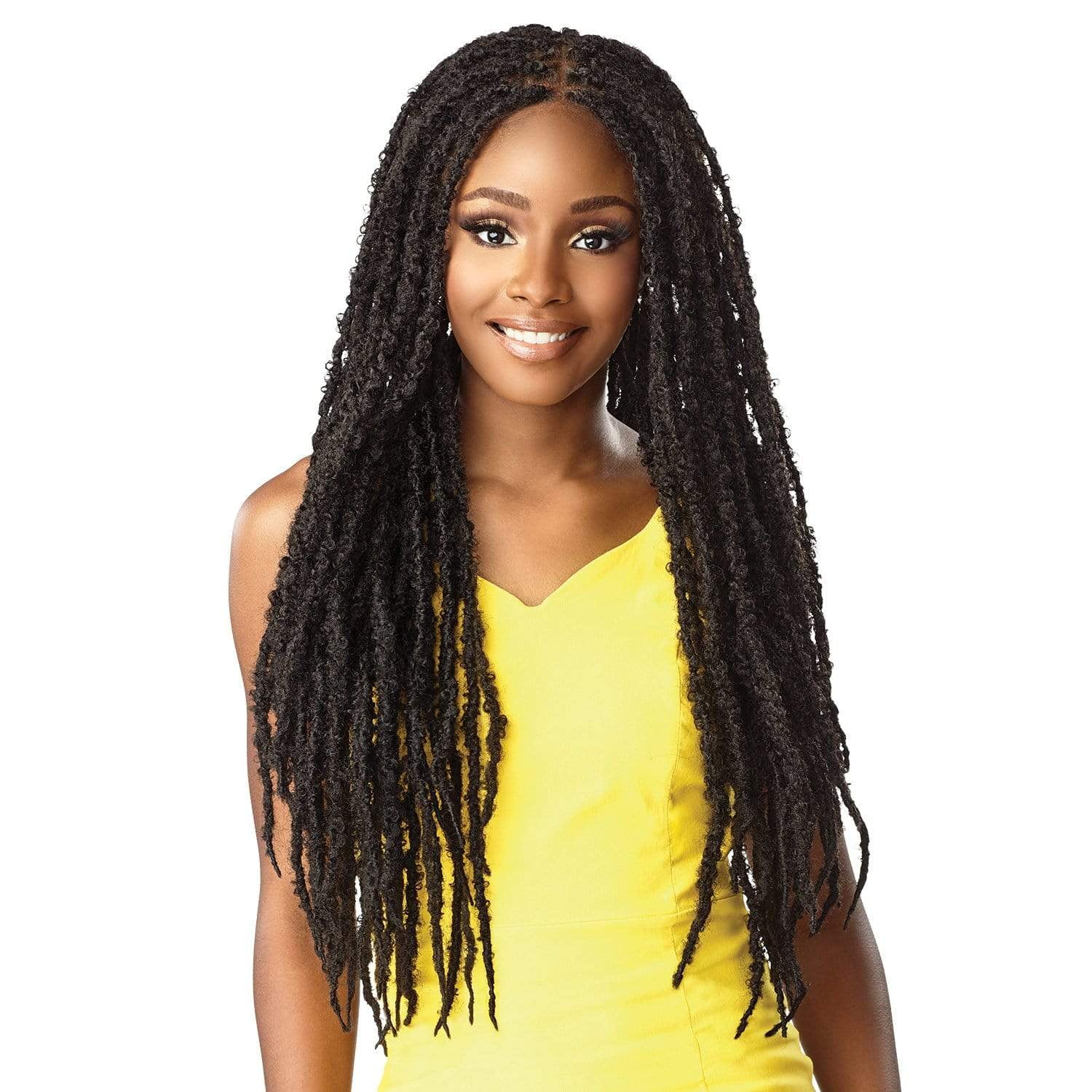 Sensationnel Cloud9 Hand-Braided 4x4 Swiss Lace Wig- 30" Butterfly Locs ...