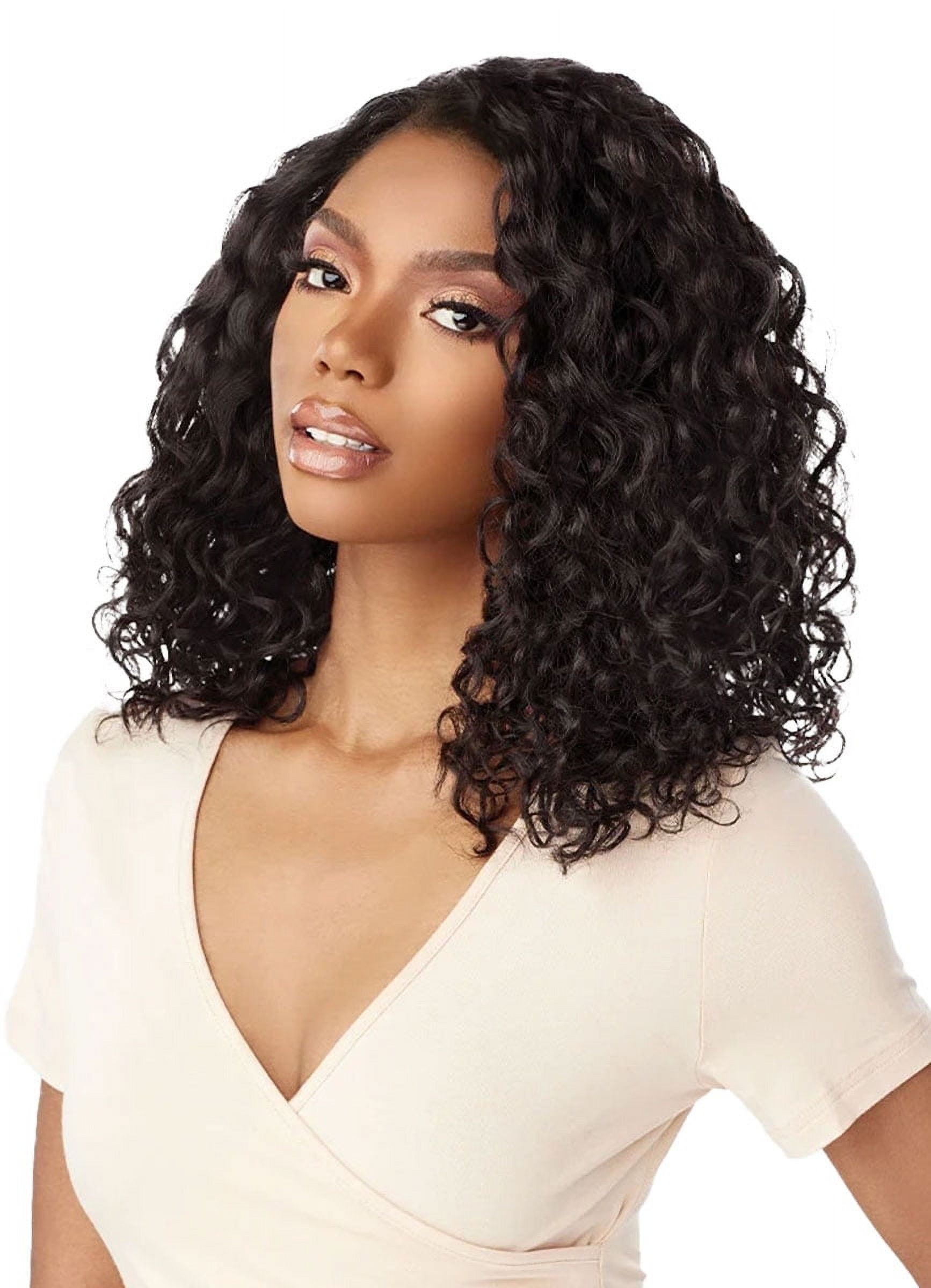 SENSATIONNEL 13X6 Kinky Natural Wave 14" Glueless Lace Wig KE136KNW14 ...