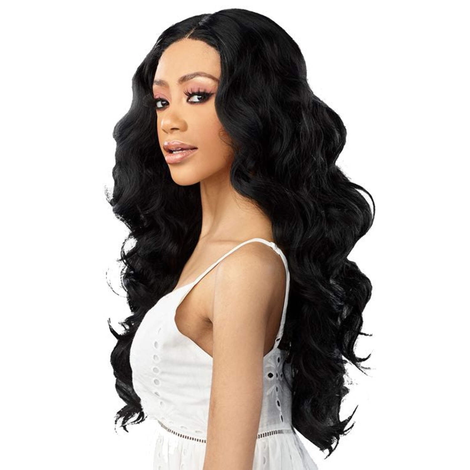 Sensationnel Dashly HD Lace Front Wig Lace Unit 21 (1B) - Walmart.com