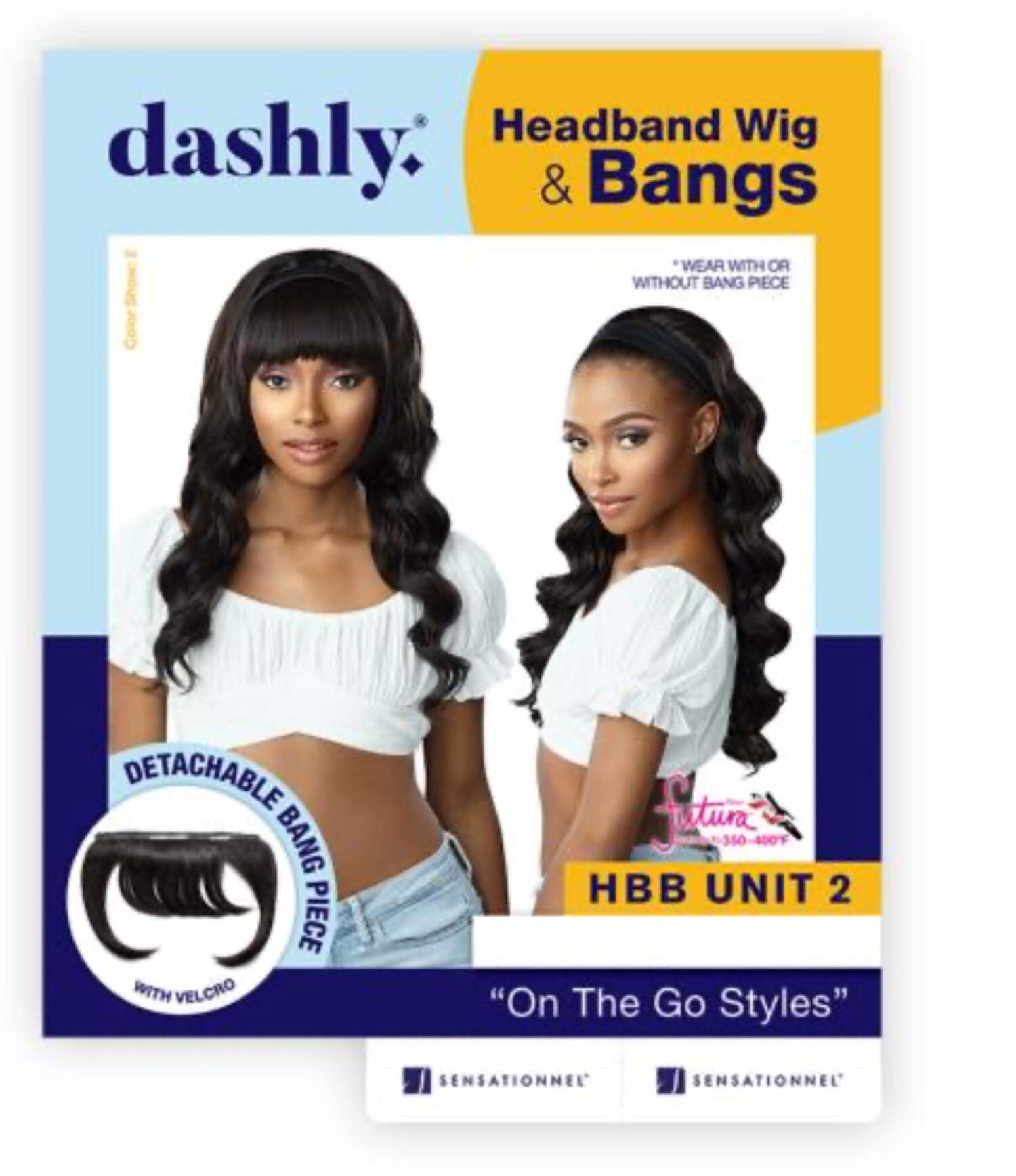 Sensationnel Dashly Headband Wig N Bangs Unit 2 - Walmart.com
