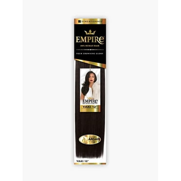 Empire Perm Yaki 100% Human Hair By SENSATIONNEL (EMPIRE-PY) / 2 - Dark ...