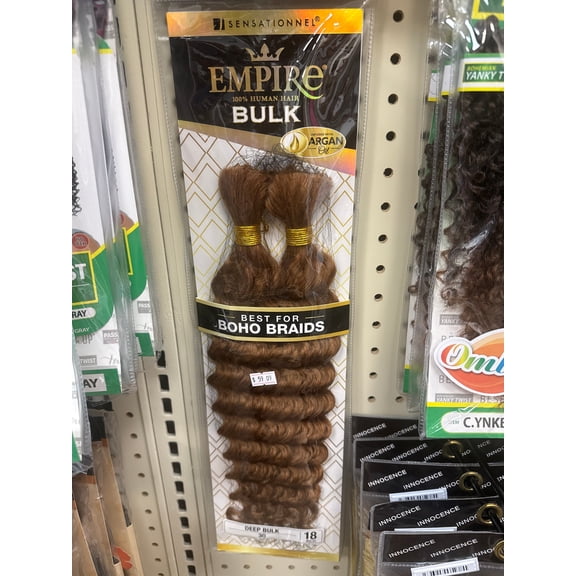 Sensationnel Empire Human Hair Deep Bulk / 350 / 22 INCH Beauty Supply ...