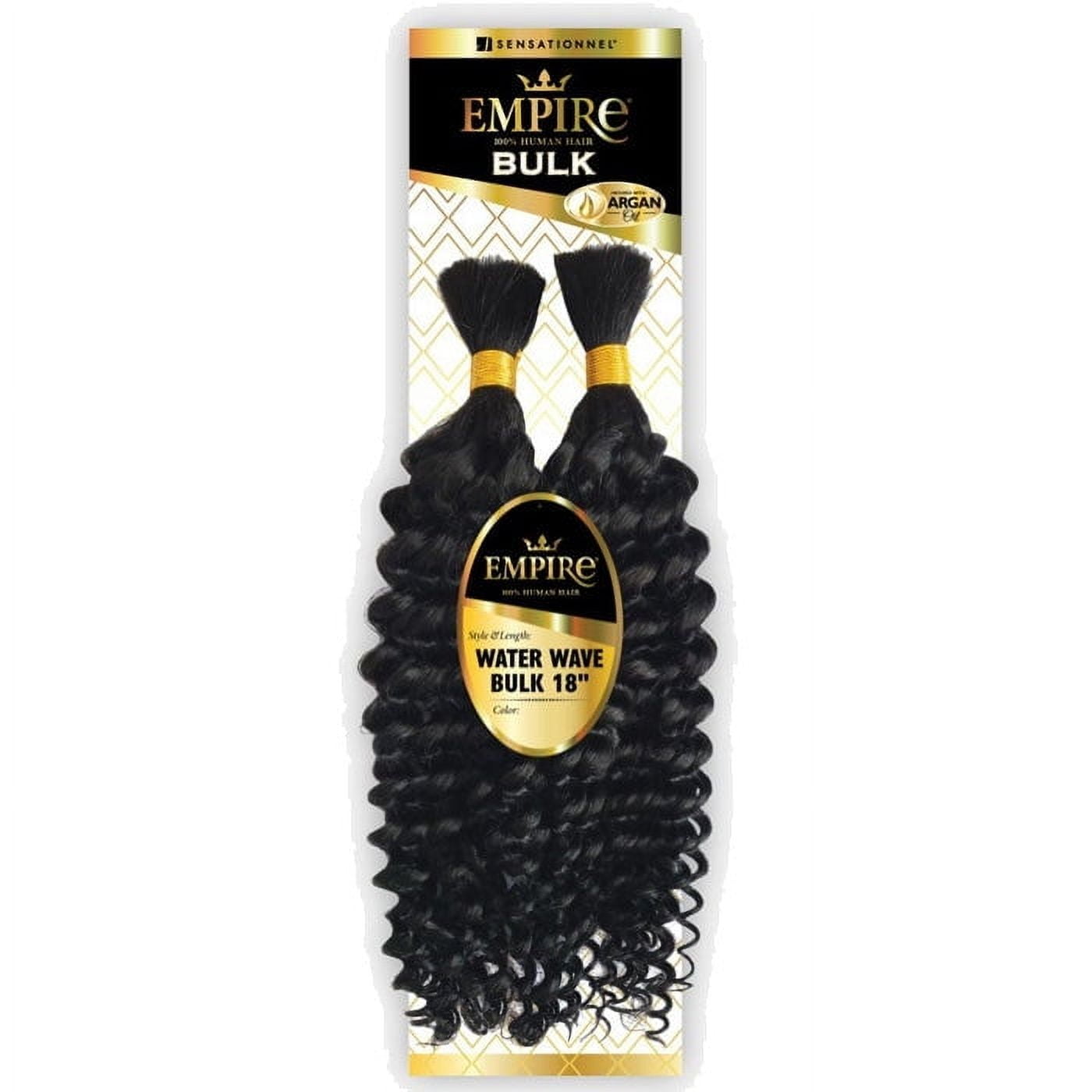Sensationnel Empire Human Hair Water Wave Bulk / 350 / 18 INCH Beauty ...
