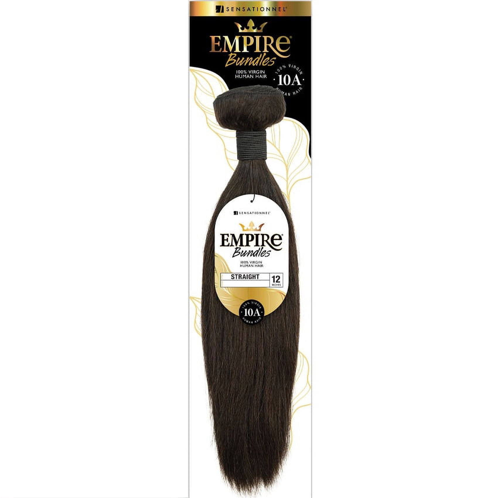 Sensationnel Human Hair Empire Bundles Weave - STRAIGHT 10" (Color ...