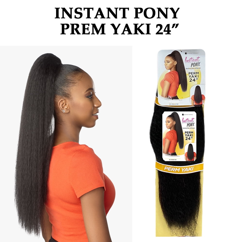 Sensationnel Instant Pony Synthetic Heat Resistant Drawstring Natural ...