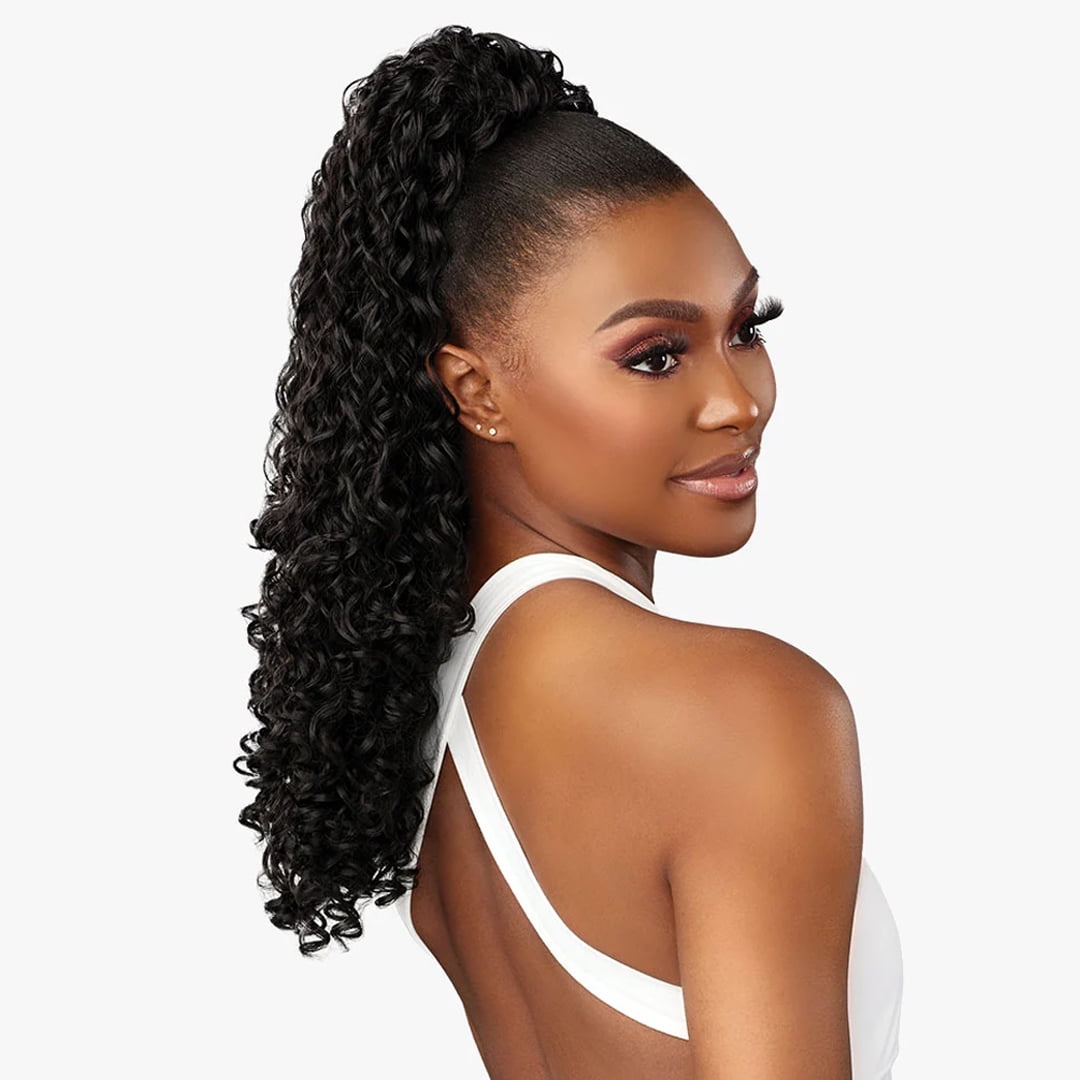 Sensationnel Lulu Pony Synthetic Ponytail - Sana (Color:1 JET BLACK ...