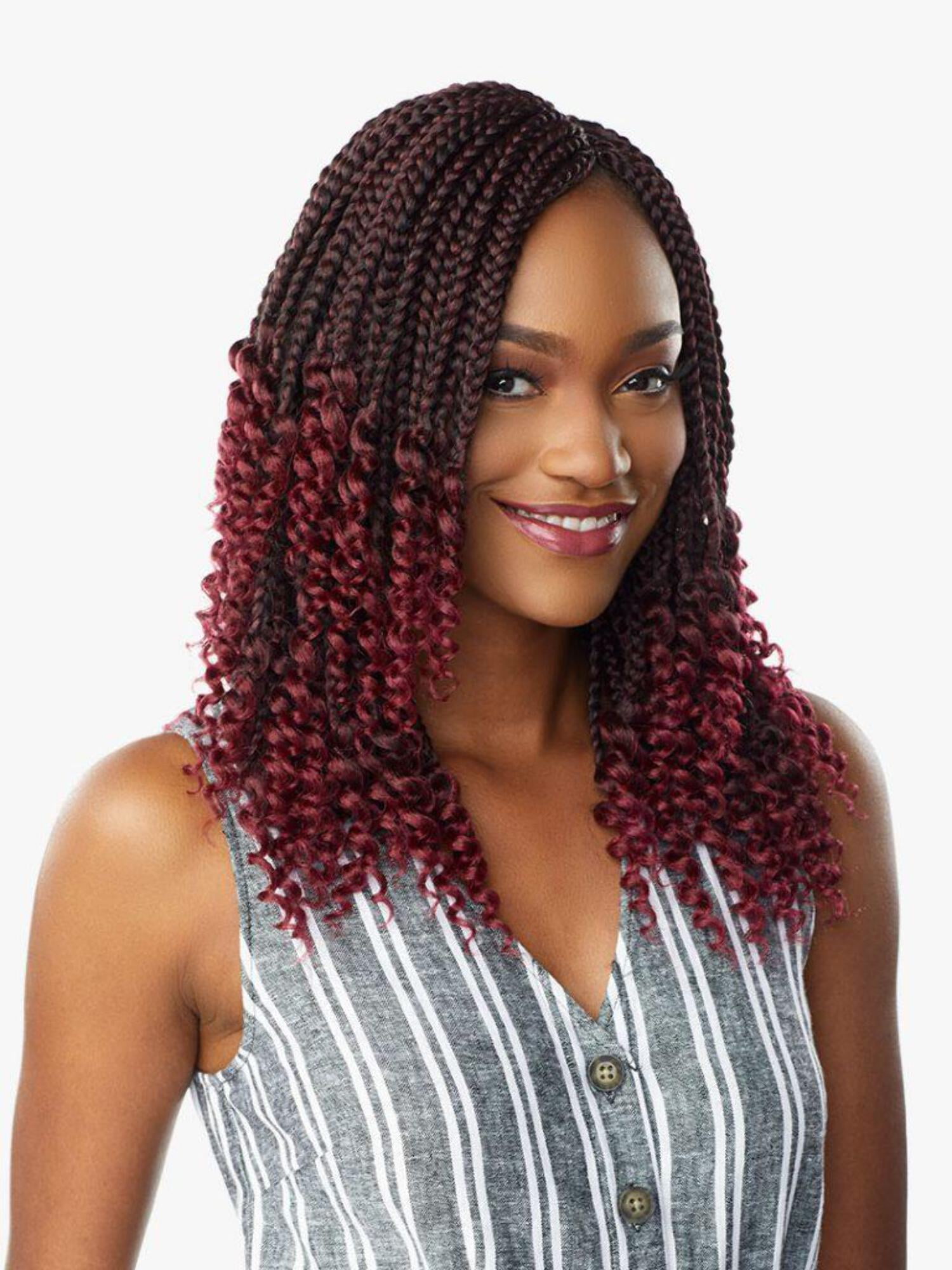 Sensationnel Lulutress Crochet Braid 3X Goddess Box Braid 12" - Walmart.com