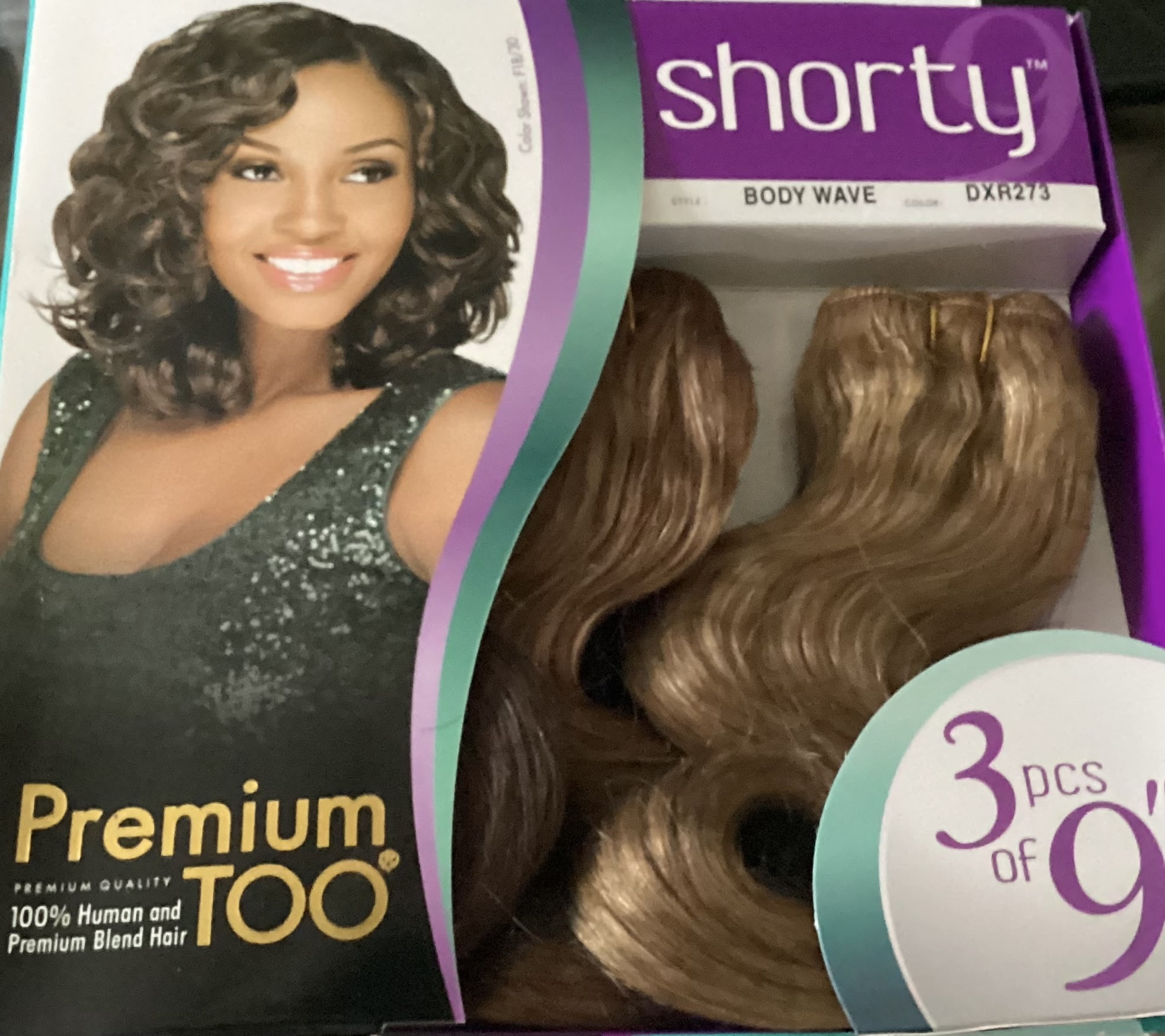 Sensationnel Premium Too Shorty 100% Human Blend Hair weaving - Style ...