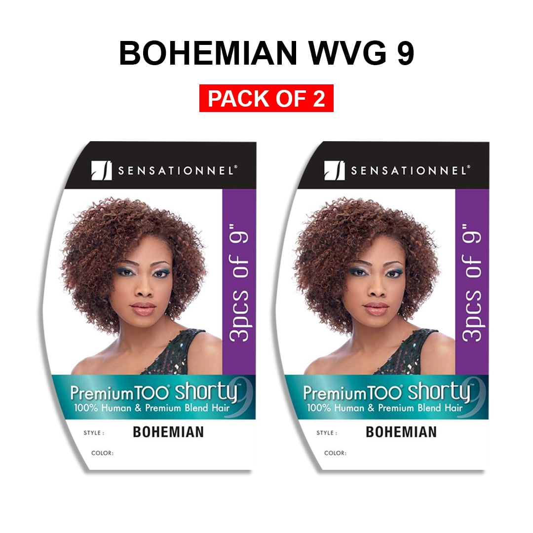 Sensationnel Premium Too Shorty Human Hair Blend Bohemian Weaving 9 ...