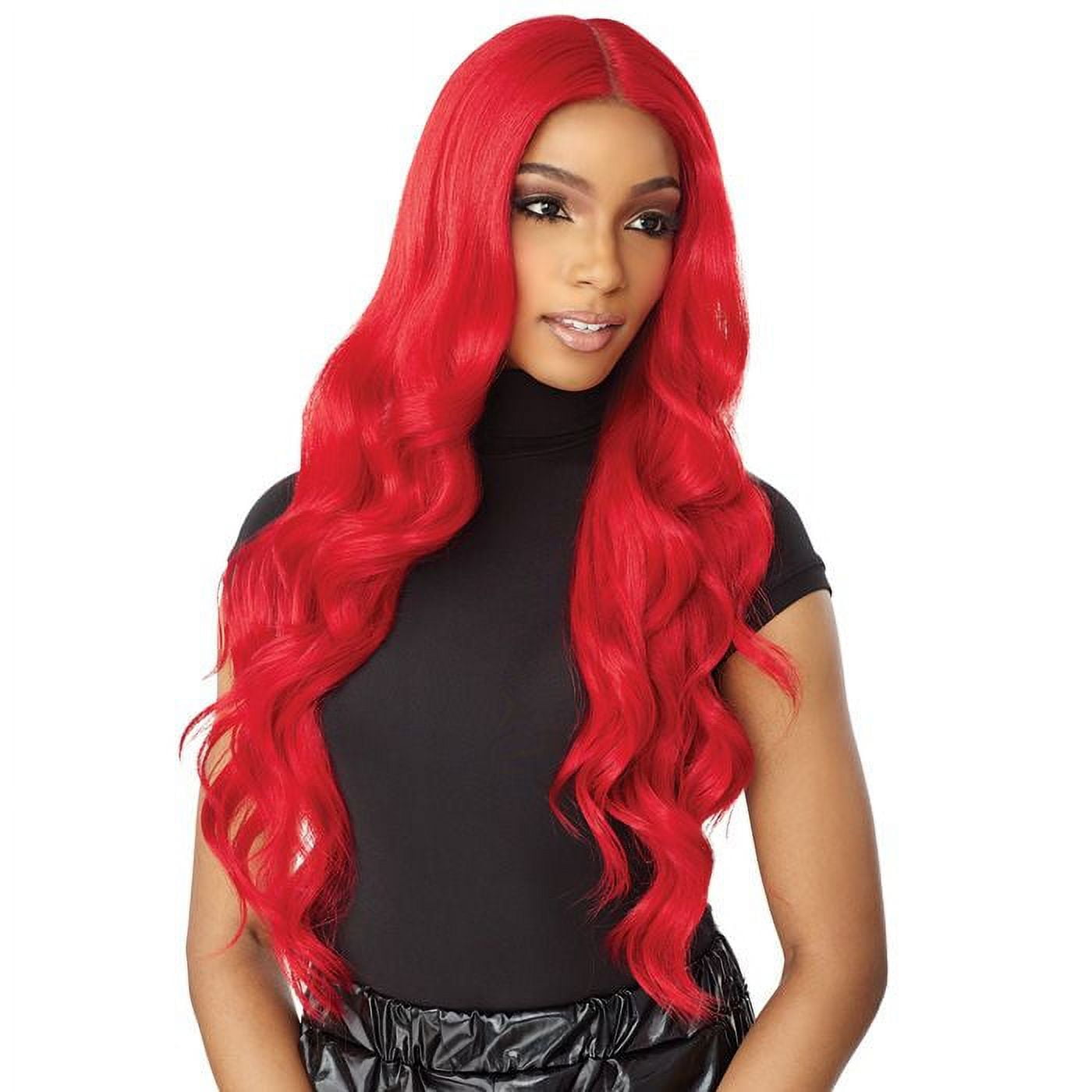 Sensationnel Shear Muse Red Krush Empress Lace Wig- Danisha - Walmart.com