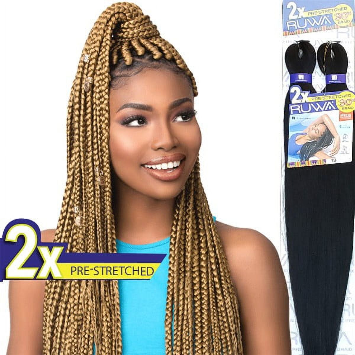 Sensationnel Synthetic Hair Braid - 2X Ruwa Pre Stretched Braid 30 ...