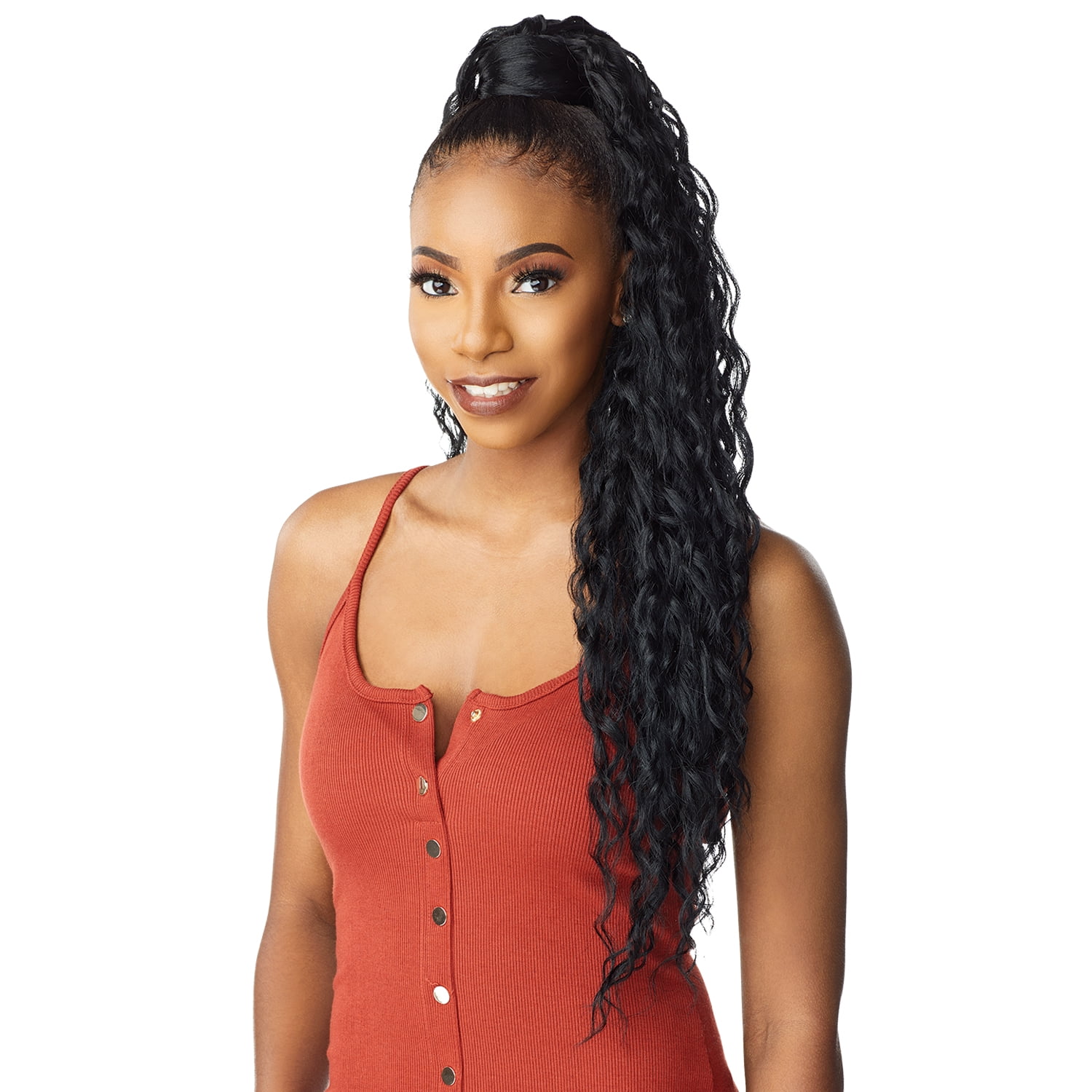 Sensationnel Synthetic Ponytail Instant Pony Wrap - RIPPLE WAVE 30" (T2 ...