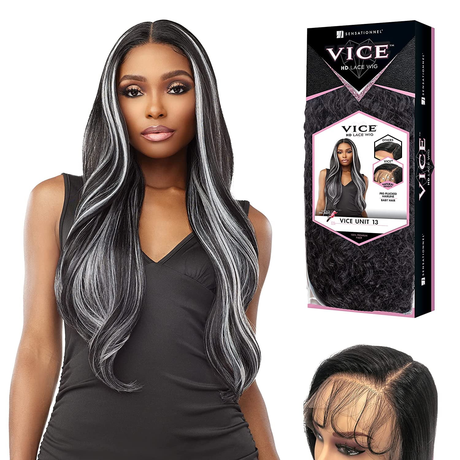 Sensationnel HD Lace Front Wig Vice Unit 13 (BALAYAGECARAMEL) - Walmart.com
