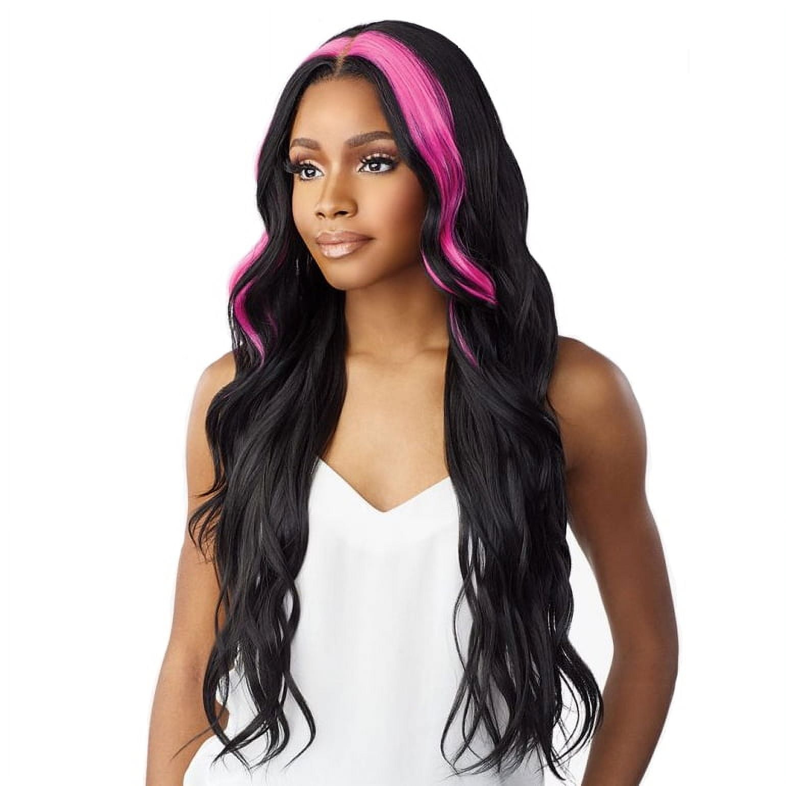 Sensationnel Vice Lace front Wig - HD synthetic with baby hair 5 inch deep Part UNIT 12 (HBRED/1 ...