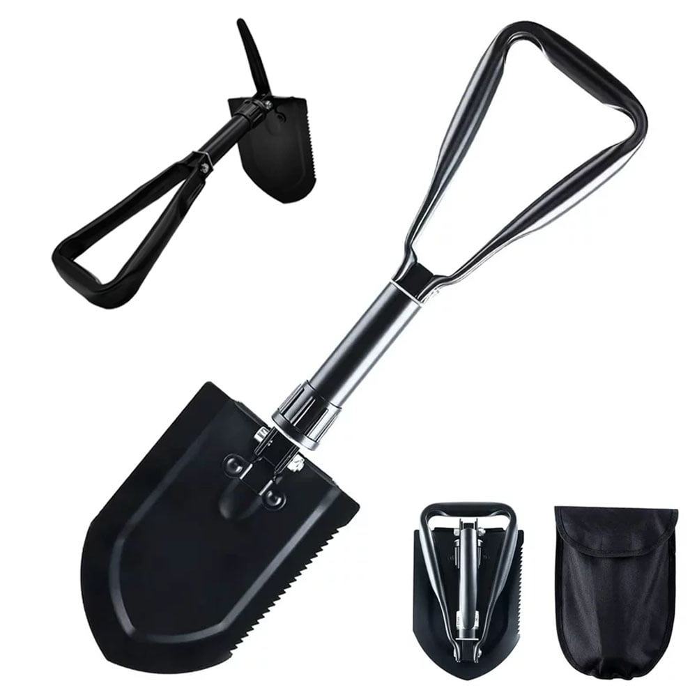Sensch 60cm Collapsible Survival Shovel, Carbon Steel Handle, Multi ...