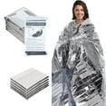 Sensch Emergency Blankets - Mylar Thermal Space Blanket for Survival ...