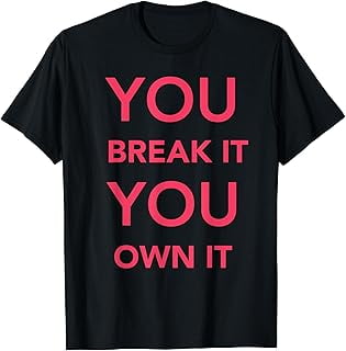 Sense of Humor Break and Own Responsibility Tee T-Shirt - Walmart.com