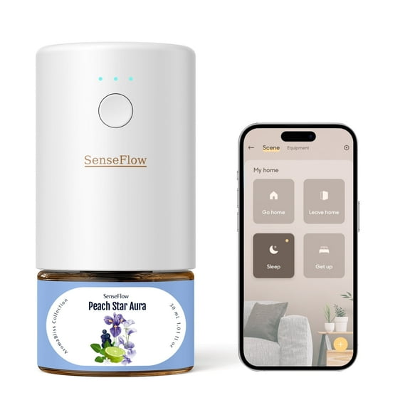 Free Shipping! SCENTAIR Whisper HOME Diffuser White Wi-Fi Bluetooth ...