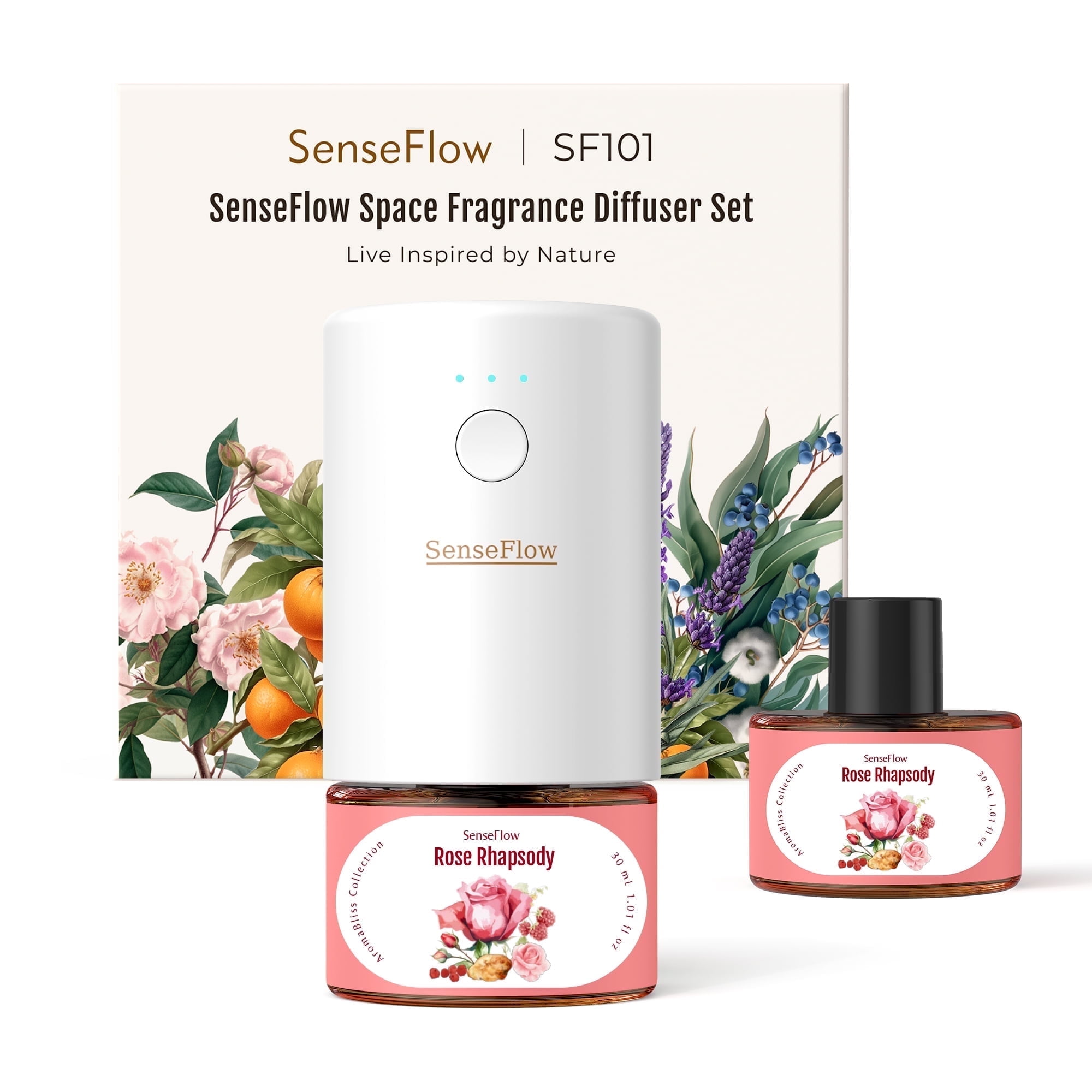 SenseFlow Space Fragrance Diffuser SF101 - Adjustable Natural Atomizer ...