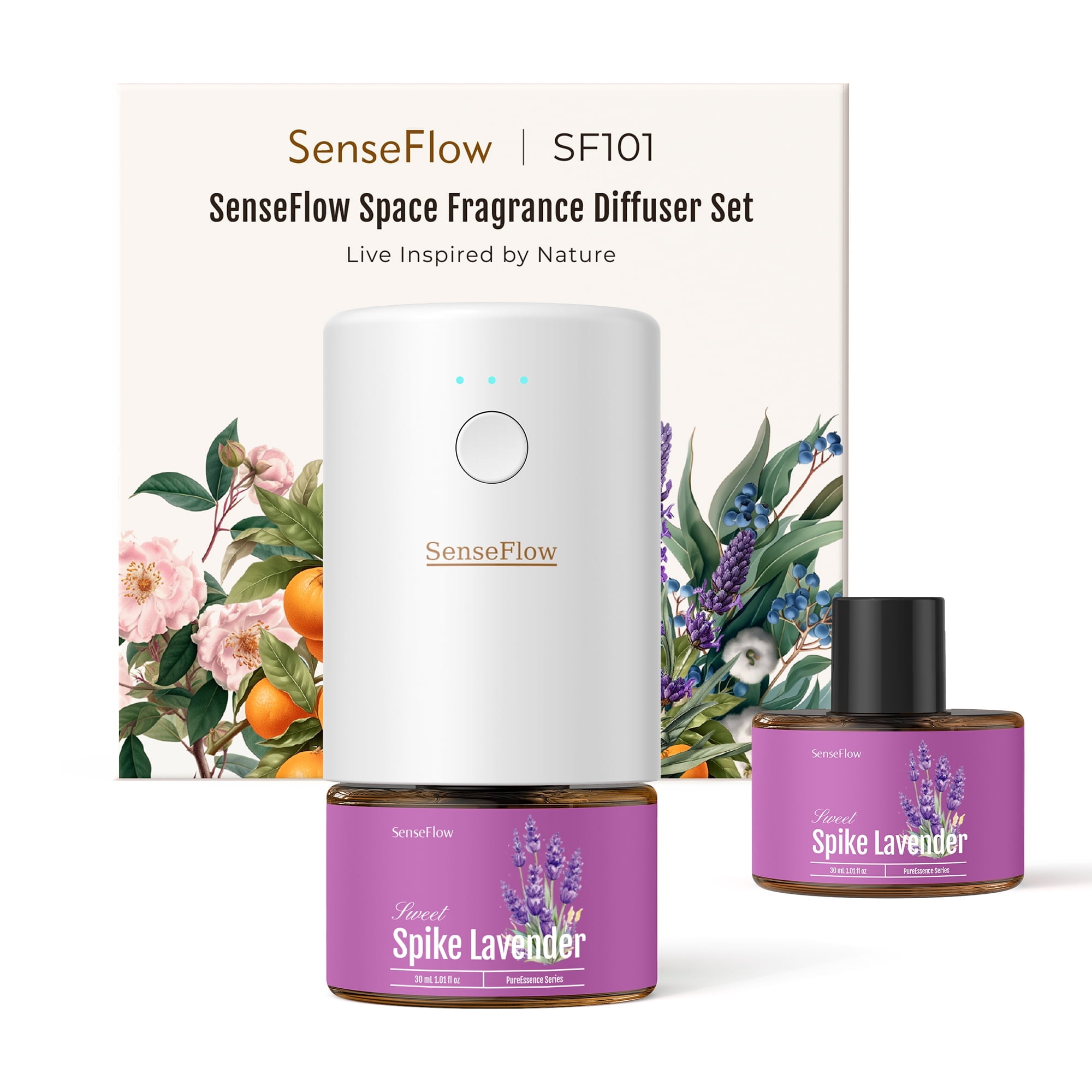 SenseFlow Space Fragrance Diffuser SF101 - Adjustable Natural Atomizer ...