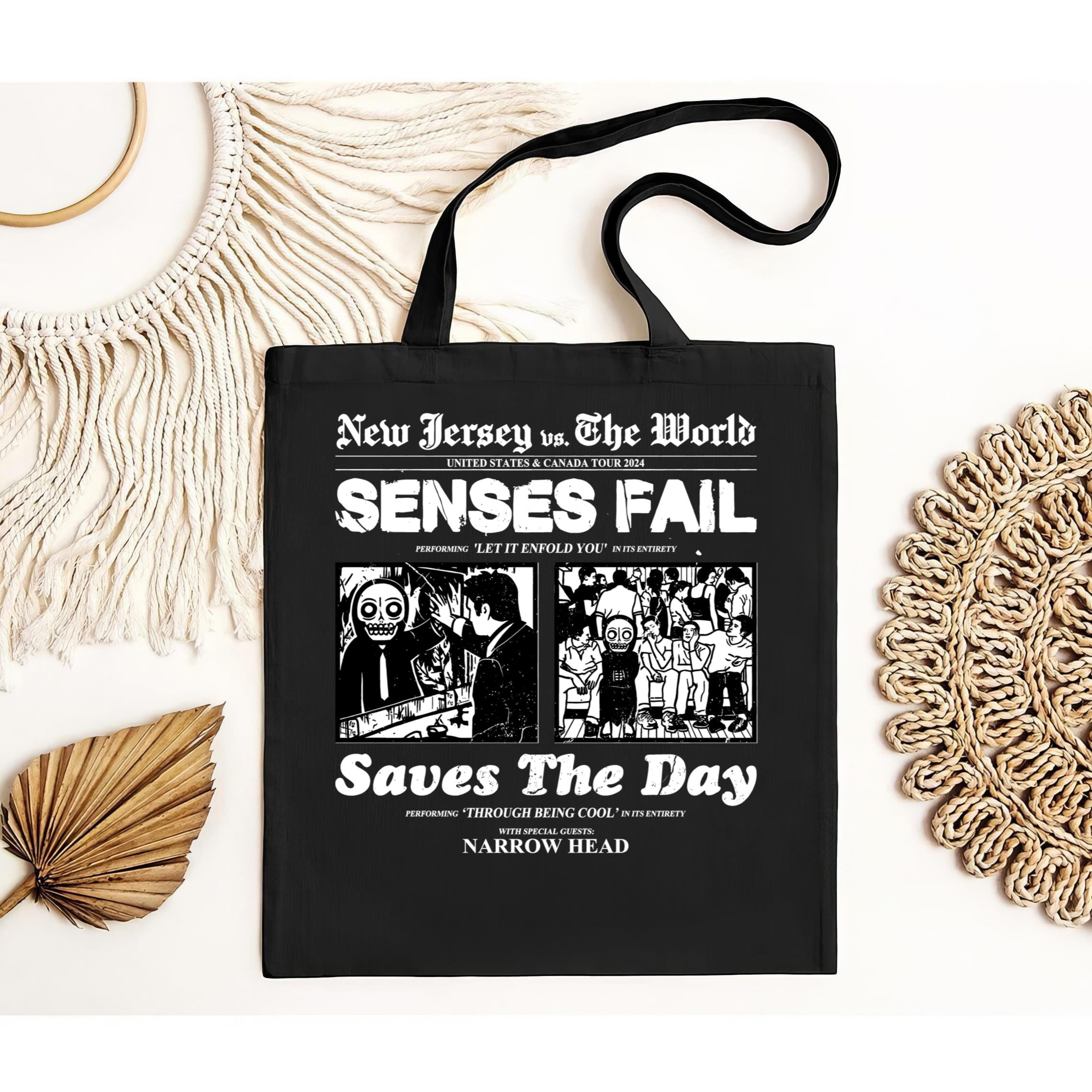 Senses Fail & Saves The Day Plot New Jersey Vs The World Tour 2024 Tote ...