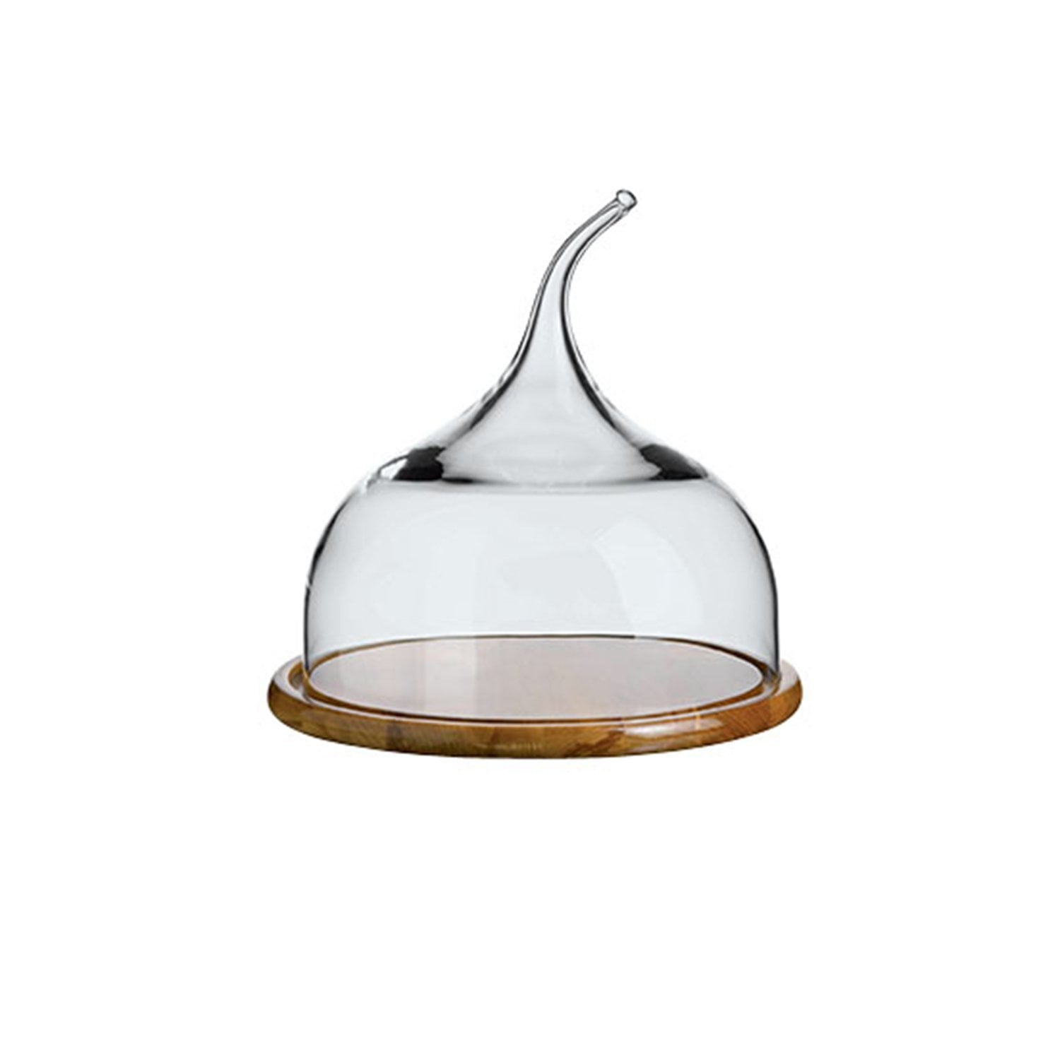 Senses™ Large Glass Dome with Wood Base - Walmart.com