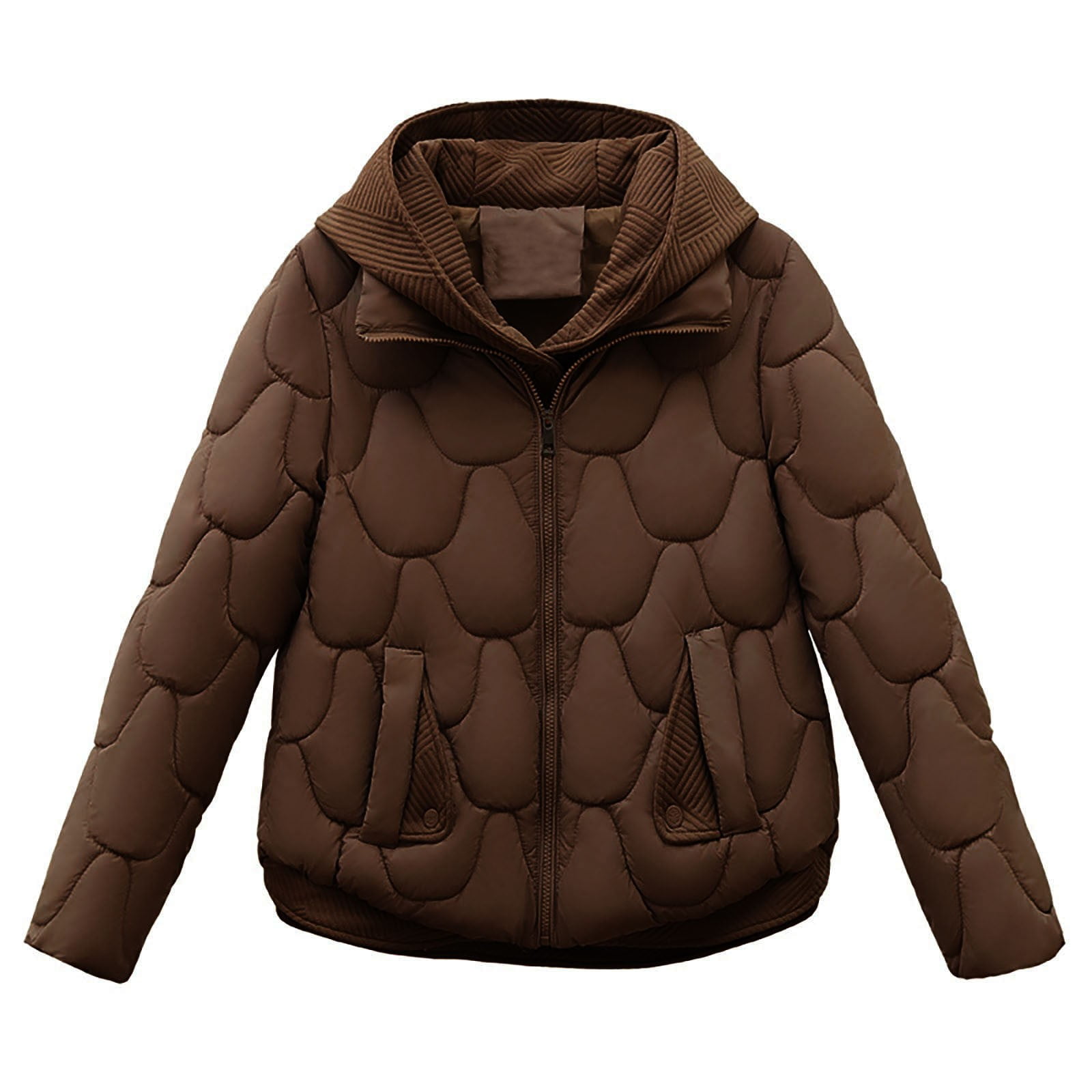 Sensestyle Puffer Jacket Womens, Short down Cotton Jacket Cotton Jacket ...