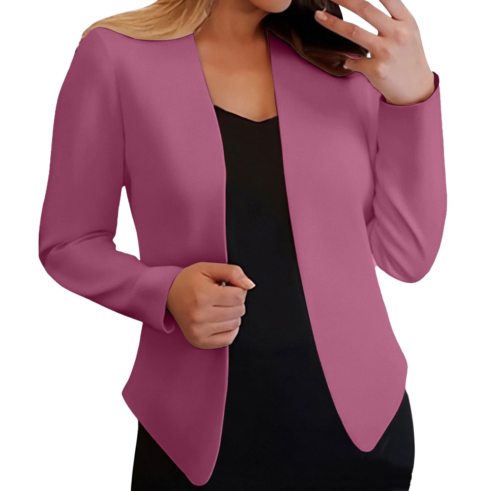 Sensestyle Womens Blazer, Women Cardigan Sweater Chunky Open Front Lady ...