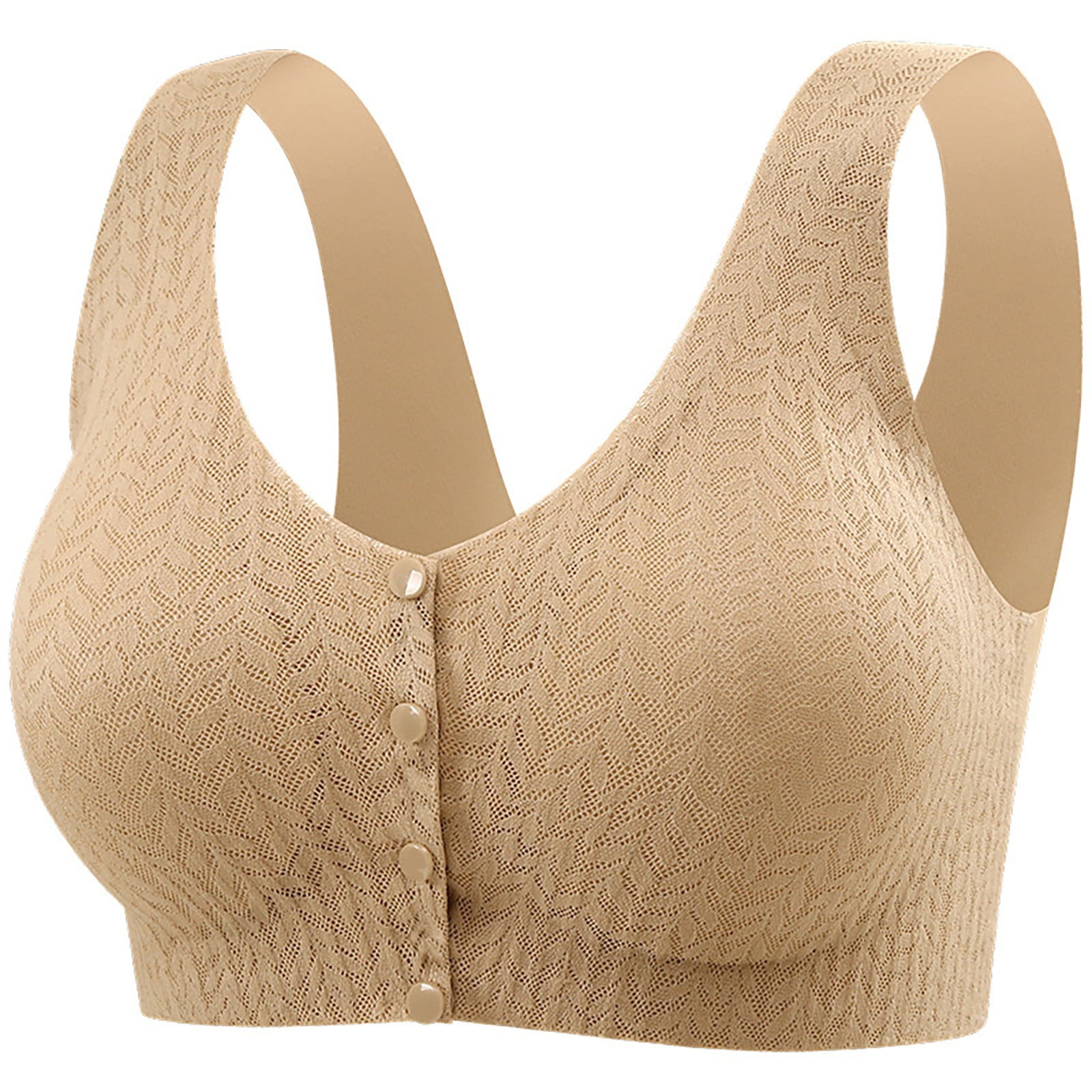 Sensestyle Womens Bras, Vest Front Opening Bra Detachable Chest Cushion ...