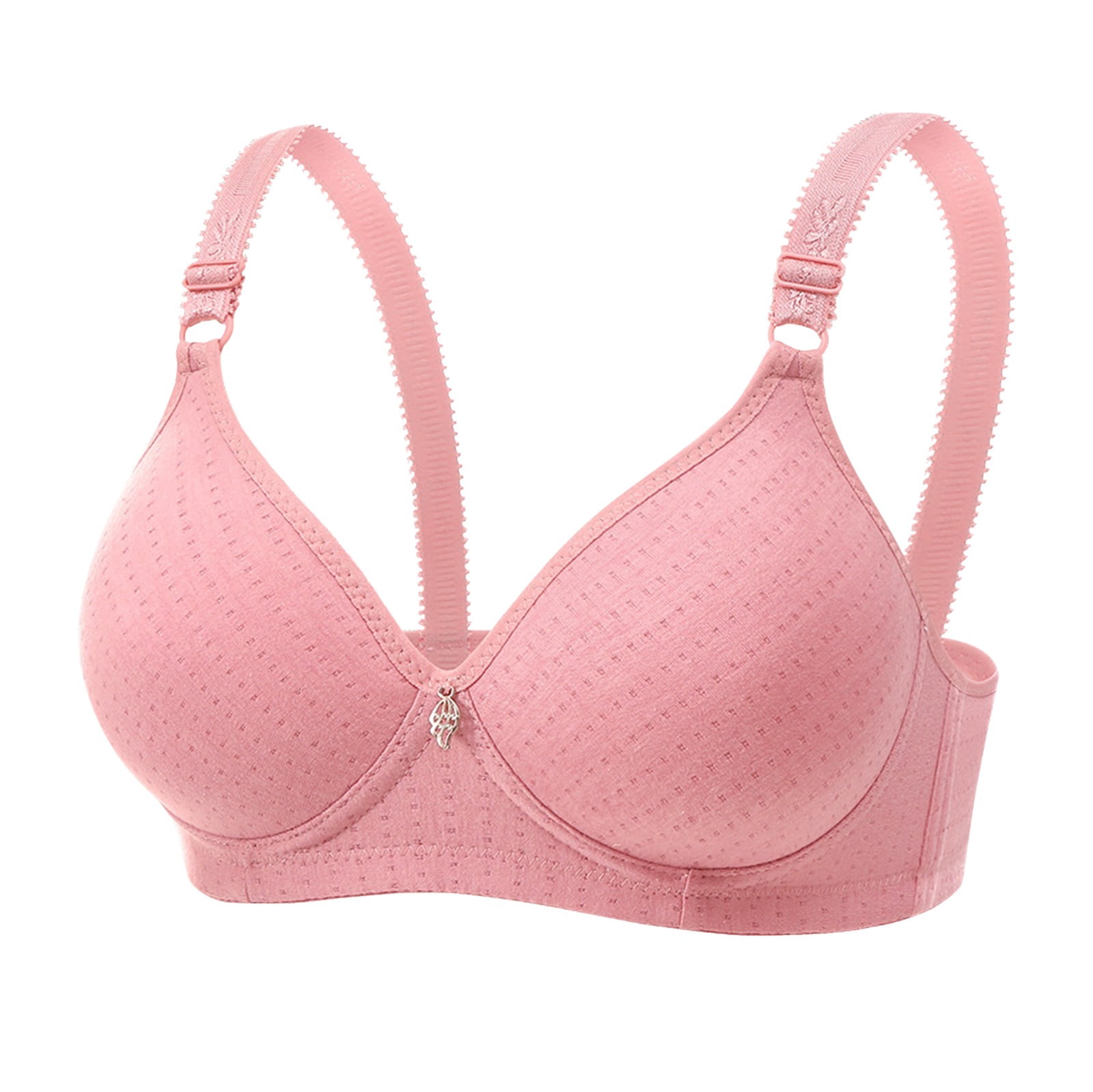 Sensestyle Womens Bras Wireless V Neck Bra Side Mounted Underwear for ...